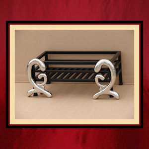 Contemporary Fireplace Grate – Northshore Fireplace