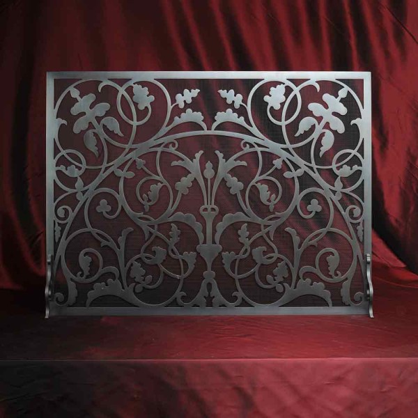 Laser Cut Steel Single Panel Screen – Northshore Fireplace